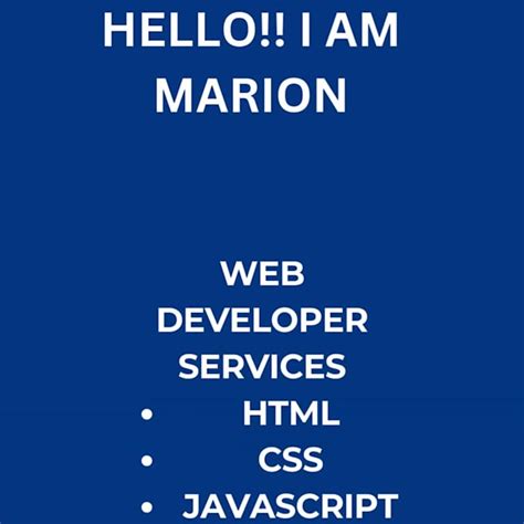 create a responsive website in html css and javascript by marion 1458 fiverr