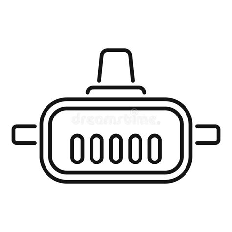 Vr Glasses For Gaming Showing Loading Code On Display Stock