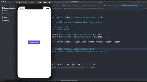 Ios Swift Viewcontroller Custom Presentation Animation Alert Full
