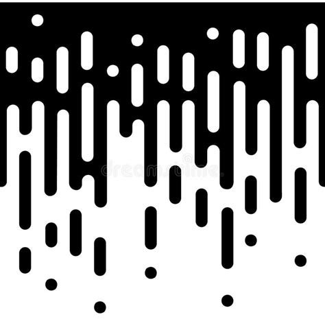 Vector Halftone Transition Abstract Wallpaper Pattern Seamless Black And White Irregular