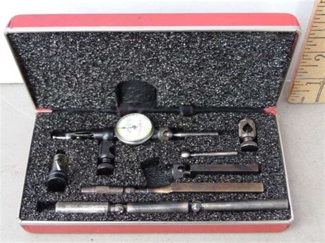 Starrett Dial Indicator Set Dunker Auction