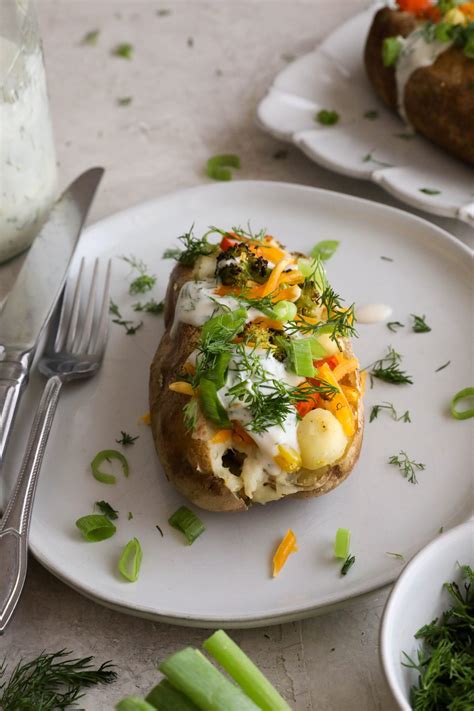 Vegan Loaded Baked Potato Loaded Greek Twice Baked Potatoes Vegan