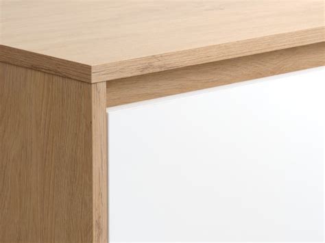 Wardrobe Billund 119x193 Whitenatural Oak Colour Jysk