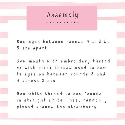 Free Pattern Tiny Strawberry