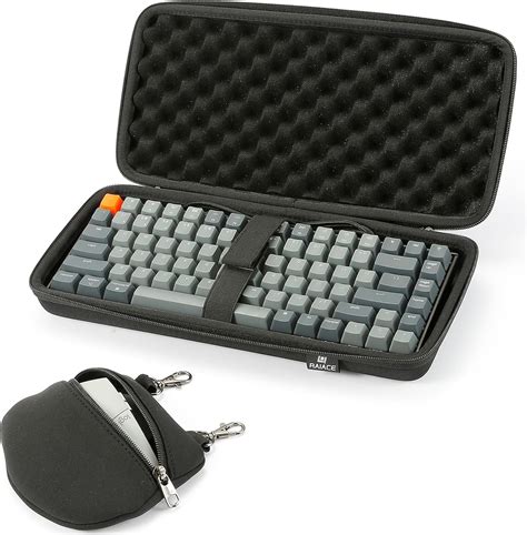 Raiace Hard Keyboard Case Hard Travel Storage Case For 84 Key Portable Keyboard