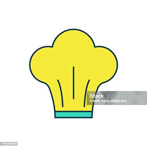 흰색 배경에 격리 된 윤곽 선자 모자 아이콘 요리 기호 모자를 요리합니다 벡터 가득 찬에 대한 스톡 벡터 아트 및 기타 이미지 가득 찬 교통 위반 티켓 다중 색상