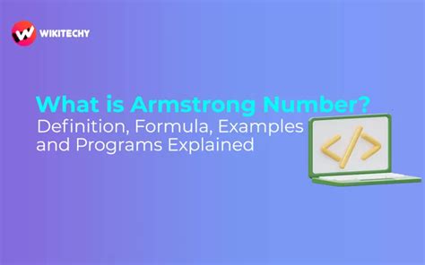 What Is Armstrong Number Easy Formula And Examples 2025