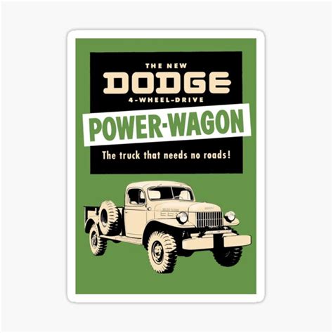 Power Wagon Stickers Redbubble