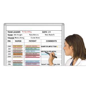 Nursing Team Patient Assignment™ Magnetic Dry Erase Hospital Whiteboard