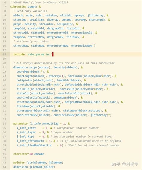 编写abaqus子程序时启用implicit None 知乎