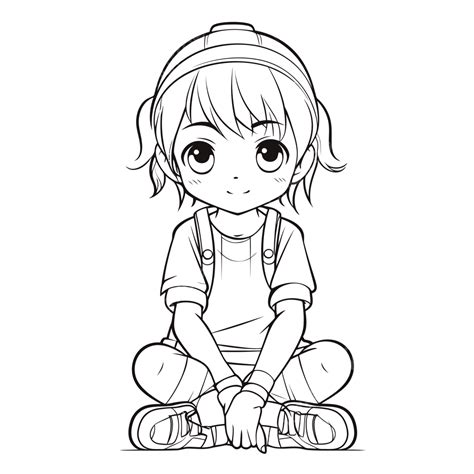 How To Draw Anime Girl Sitting