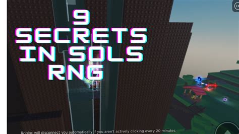 9 Secrets In Sols Rng Youtube