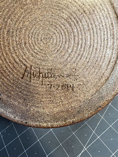 Beautiful Oak Leaf Pottery Casserole Signed Michellin