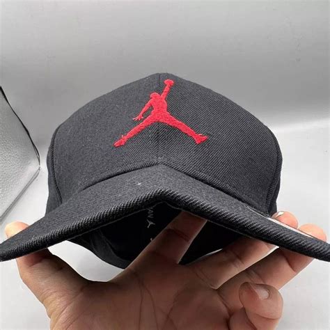 Jordan Brand Air Jordan Hat Men 7 38 Embroidered Red Logo Jumpman