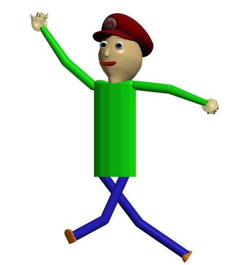 Baldi As Mario By Johan1947 On Deviantart