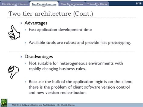 Ppt Lecture 10 Client Server Architecture Two And Three Tier