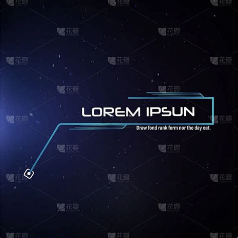 未来风格的领导人callout Hud。适用于框架布局的现代数字模板。信息呼叫和箭头。图形集合元素的素材 花瓣网