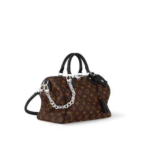 Speedy Soft 30 Dark Monogram Canvas Handtaschen Louis Vuitton