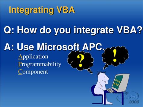 Ppt Integrate The Vba 6 Development Environment Into Your Application Powerpoint Presentation