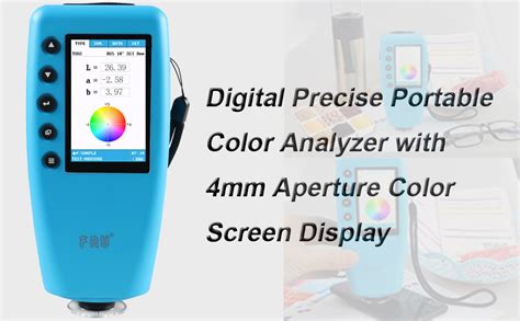 8mm Portable Color Analyzer Digital Precise Colorimeter Color Difference Meter