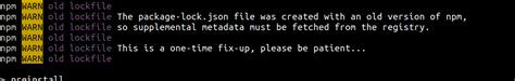Upgrade Package Lockjson With Node 16x Npm 8x And Lockfile V2 · Issue 14785