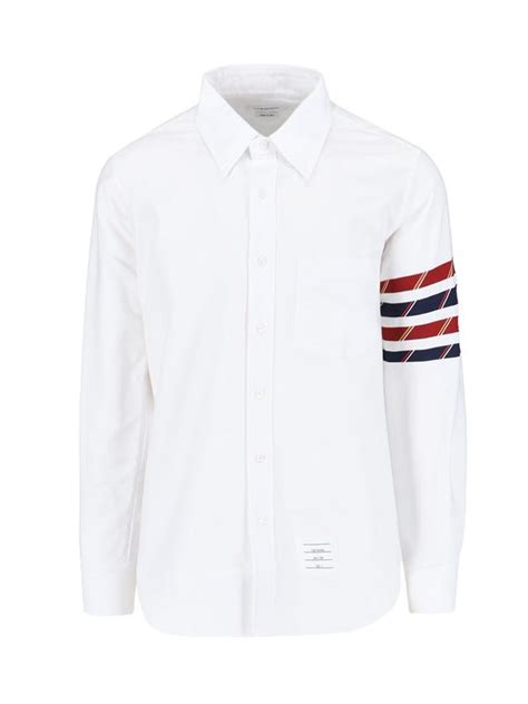Thom Browne 4 Bar Shirt White Garmentory