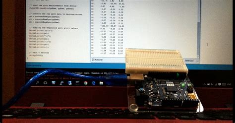 Arduino Er Test The Gyro Of Arduino Genuino 101