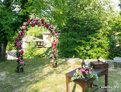 Сватбена агенция Сватбен ден Изнесен ритуал по сключване на граждански брак