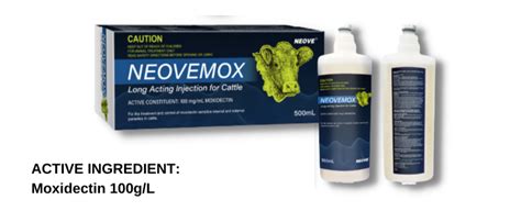 Neovemox™ Moxidectin Long Acting Injection Cattle 500ml