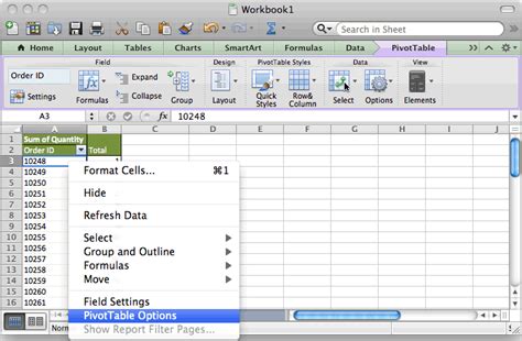 Pivot Table Excel 2011 Mac Cookiepor