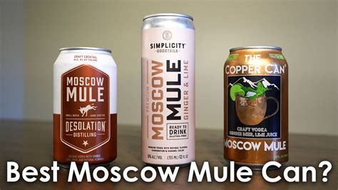 Moscow Mule In A Can Which One Is The Best Taste Test Youtube