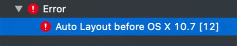 Xcode Auto Layout Before Os X 107 Stack Overflow