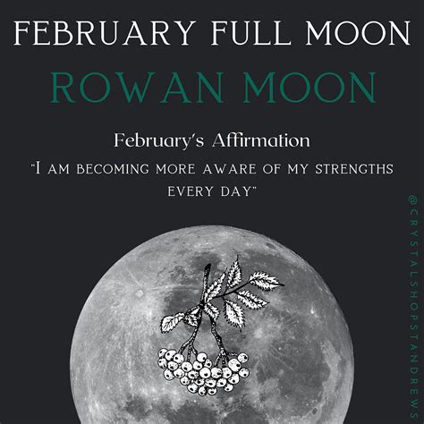 Crystals For Februarys Rowan Full Moon