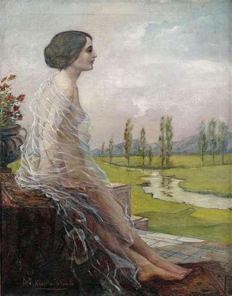 Belgian School 19th Century Female Nude In Front Of A Brook