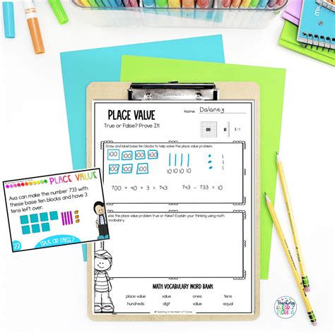 How To Use Error Analysis Task Cards For Small Group Math Instruction Teaching In The Heart Of