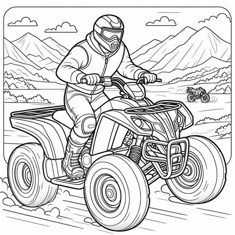 Quad Ausmalbilder Malvorlagen Quad Zum Ausdrucken