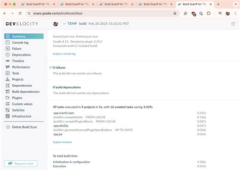 改进 Gradle 构建的性能 Gradle 构建系统
