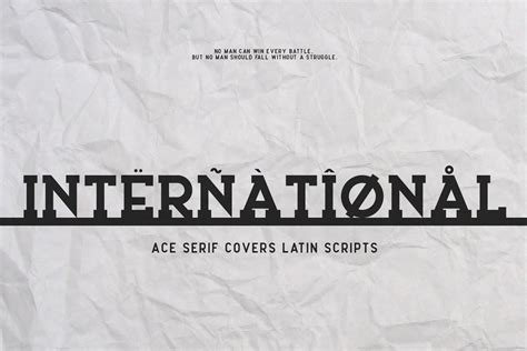 Ace Serif Font Free Download For WEB