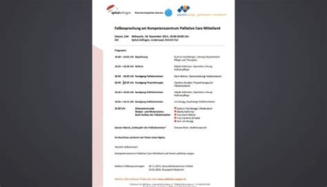 Fallbesprechung Palliative Care