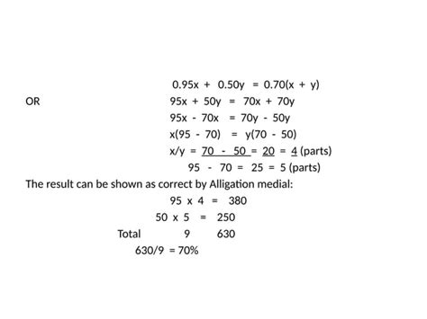 L8 Alligation Calculations Pptx Become And Expert In Alligation Problems Pptx