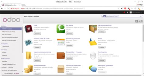 Cómo instalar módulos en Odoo 8