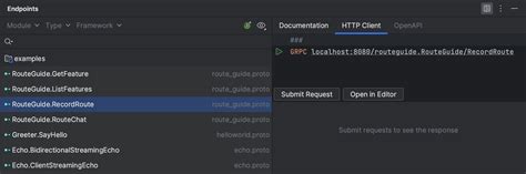 Endpoints Tool Window GoLand Documentation