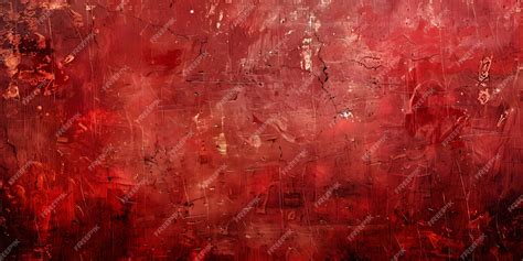 Premium Photo Closeup Of Detailed Grunge Red Background With Rugged