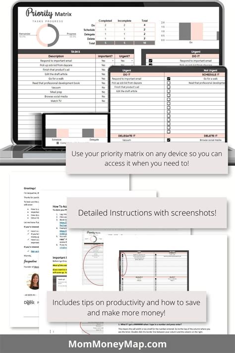 Priority Matrix Google Sheets Spreadsheet Template Artofit