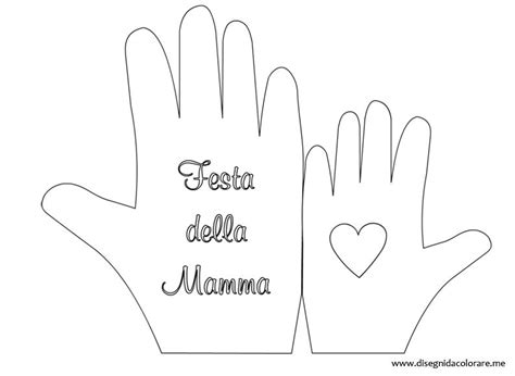 Biglietto Per La Festa Della Mamma Disegni Da Colorare