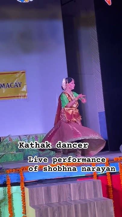 Live Performance Of Kathak Dancer Shobhna Narayan Entertainment Education