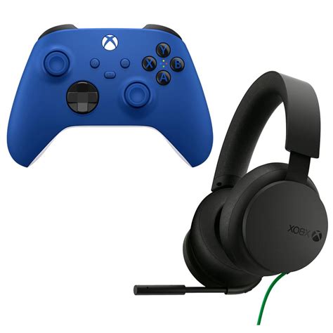 Xbox Series Xs Controller In Blue With Headset Hsn