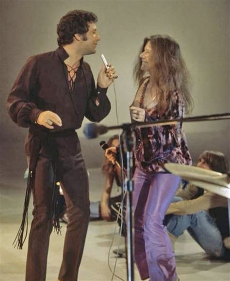 Janis Joplin And Tom Jones Performing Raise Your Hand” 1969 Janis