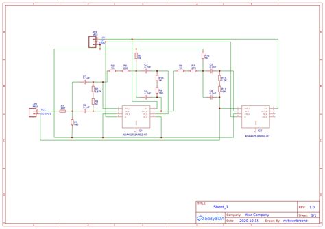 Analog Filter OSHWLab