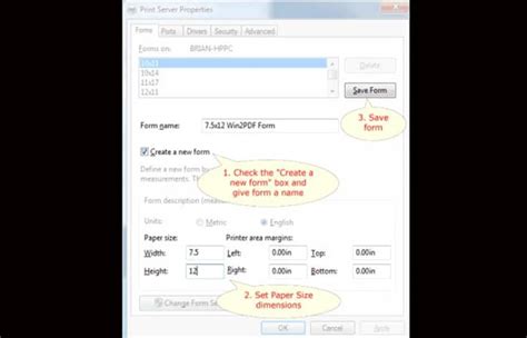 print custom size on windows and mac